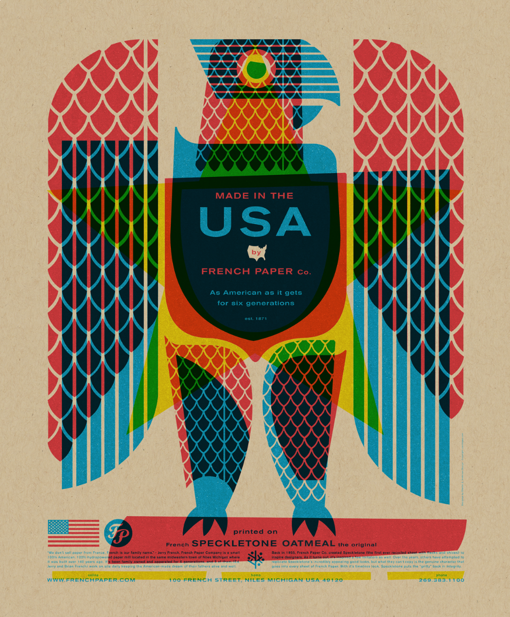 Americana: Pop Eagle - 19x24" Poster – French Paper